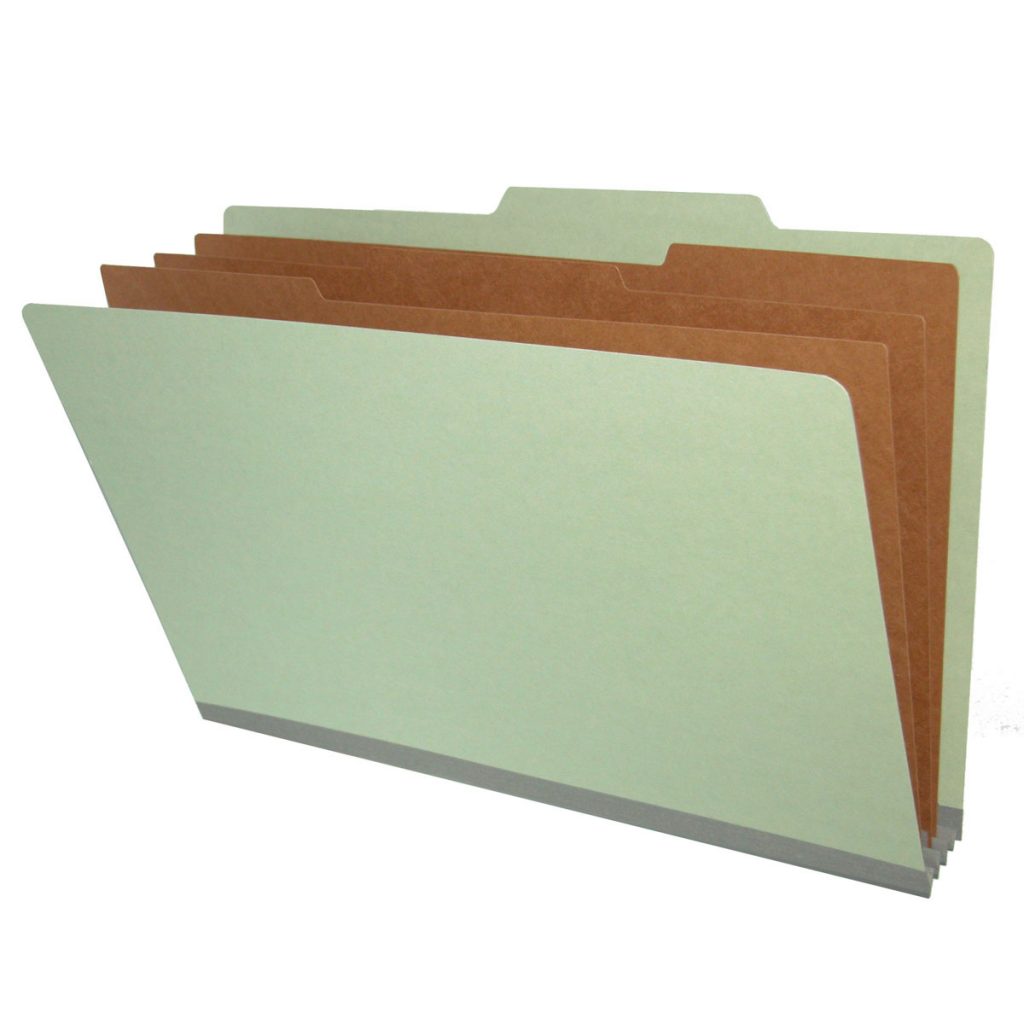 File Supplies – Classification and Pressboard Folders