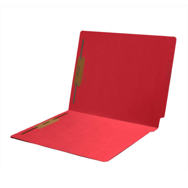 Red File Folders, 11 pt Color Stock, Full Cut Reinforced Side Tab ...